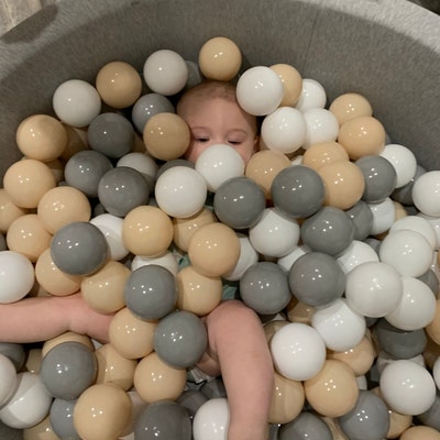 Ball Pit 200 Balls Included Gray - Etsy