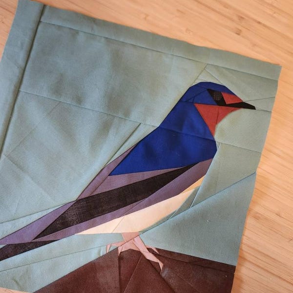 Bald Eagle Fpp--animals of Strength--north America--paper Piecing Quilt ...