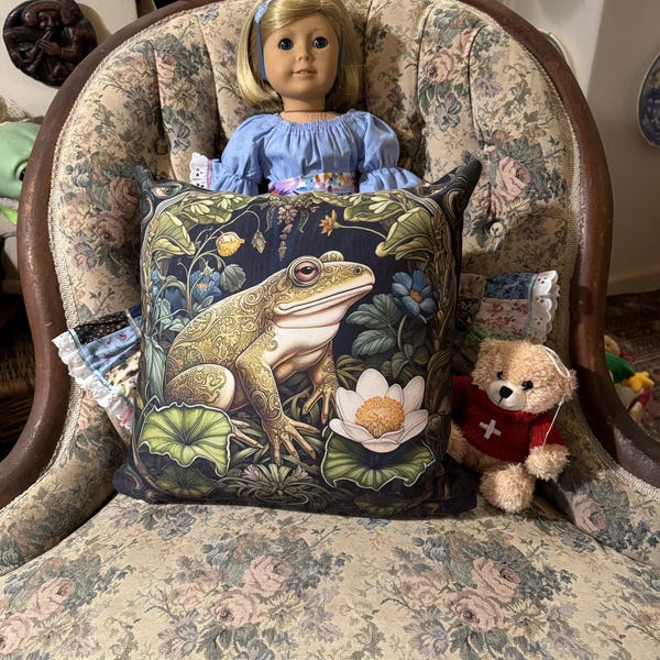 Medieval 'this is Fine' Skeleton Pillow, Full Pillow or Case Only, Spun ...