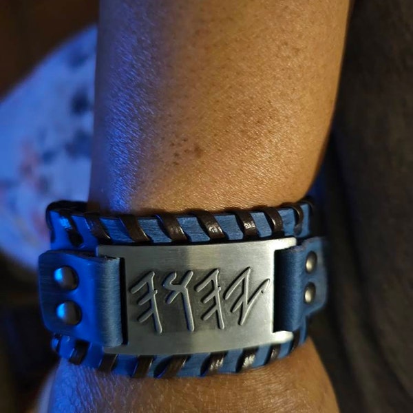 YHWH Bracelet, Pictograph Hebrew Behold Nail Behold Hand COTTON ...