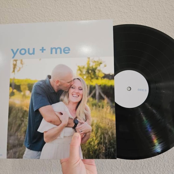 Custom Vinyl Record 12" LP Mixtape Personalized Playlist 40 Mins of ...