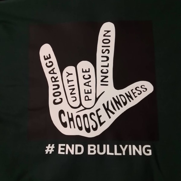 Unity Day, Anti Bullying Love Hand Sign Language, Choose Kindness End ...