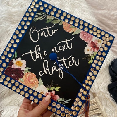 Printable Grad Cap Topper, DIY Graduation Cap Topper, on to the Next ...
