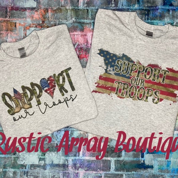 Support Our Troops Sublimation Design: Military PNG (digital Download ...