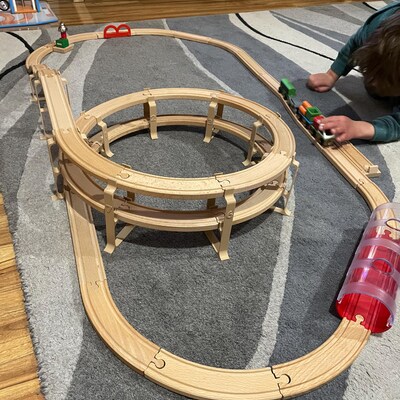 Stackable Modern Pillars for Train Track Brio Extension / Lillabo ...