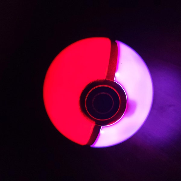 Ring Holder Pokeball Lightup LED Box Prop Gift Poke Ball Loveball Love ...