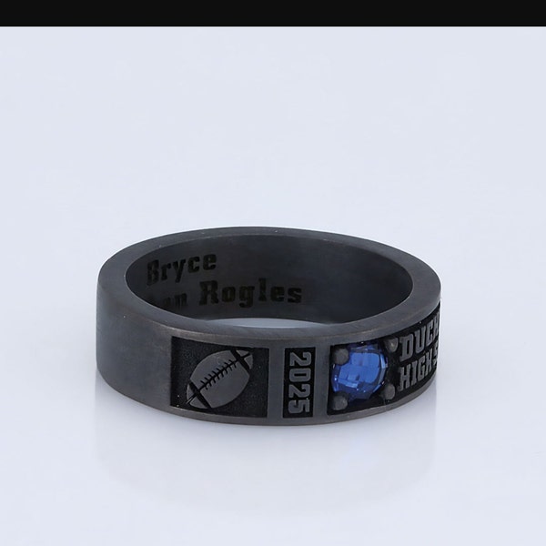 Personalized College Jewelry, Graduation Ring Gift, Personalized Class ...