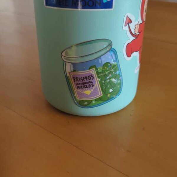 Prismo's Artisanal Pickles Glitter Sticker Sparkly, Holographic, Water ...