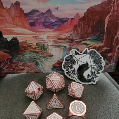 Shadowy Forest Dnd Dice Set, Polyhedral Dice, D&D Dice, Dungeons and ...