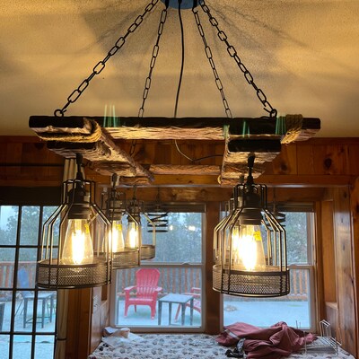 Rustic Light Fixture Hanging Light Rustic Lighting Industrial Pendant ...