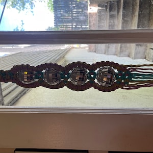 Disco Fringe Ball Macrame Disco Hanger Fringe Ball disco Ball Disco ...