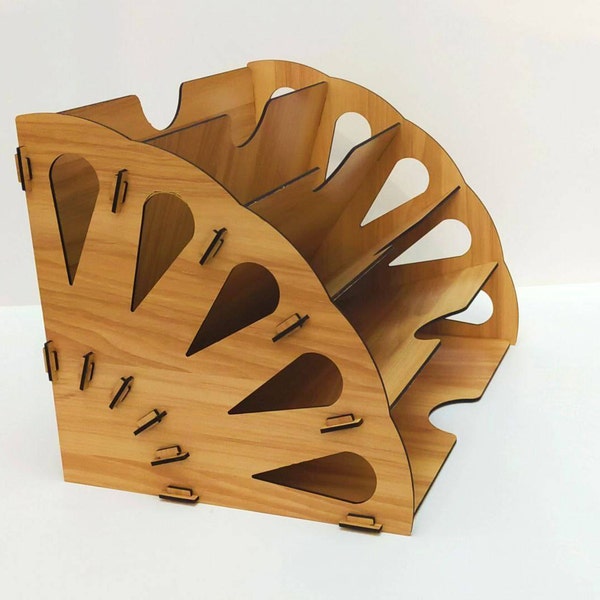 Office Desktop Stationery Rack 3mm Digital File for Laser and CNC | PNG ...