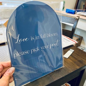 Social Media Hashtag Acrylic Sign Follow Us Acrylic Signs Business ...