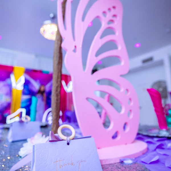 Wooden Butterfly Prop, Giant Butterfly Princess, Butterflies Party ...