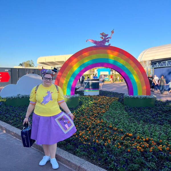 Magical Rose-batb-disneybound-dapper Day-novelty Circle Skirt - Etsy