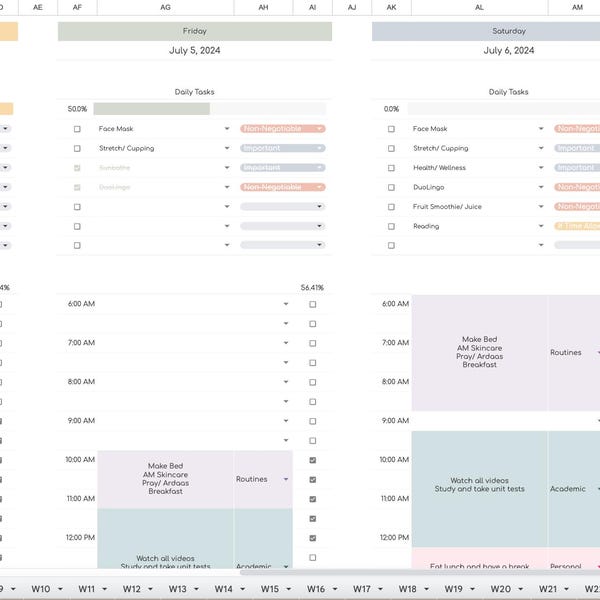 Social Media Content Planner & Calendar Template With Analytics, Yearly ...
