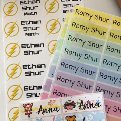 Daycare Sticker Label Personalize School Label Birthday Party Labels ...