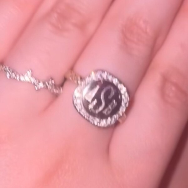 Personalized Sterling Silver Monogram Stackable Ring - Custom Initials ...