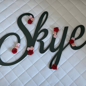 Large Name Sign, Large Name Sign for Nursery, Large Wall Art, Large ...