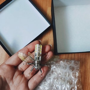 Steampunk Clockwork Wasp Original Curiosities Mini Insect - Etsy