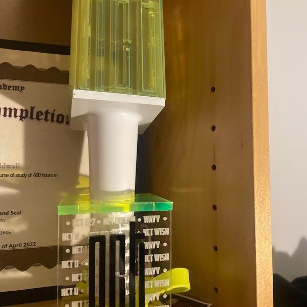 NCT Lightstick Stand - Custom Lightstick Holder - Meumwonbong Holder ...