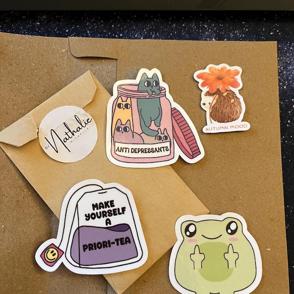 Sticker Sheet Girly Vibes - Vinyl Matt Floral Flowers Cute Aesthetic ...