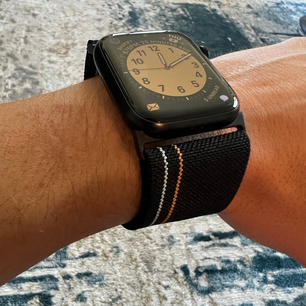 Tefeca Fortitude Series Ultra Wide Hook and Loop Band for Apple Watch ...