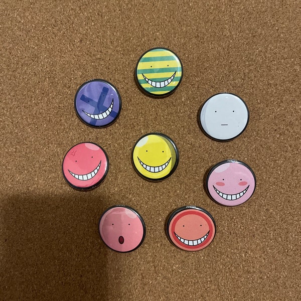 Korosensei Assassination Classroom Pinback Button Pins - Etsy