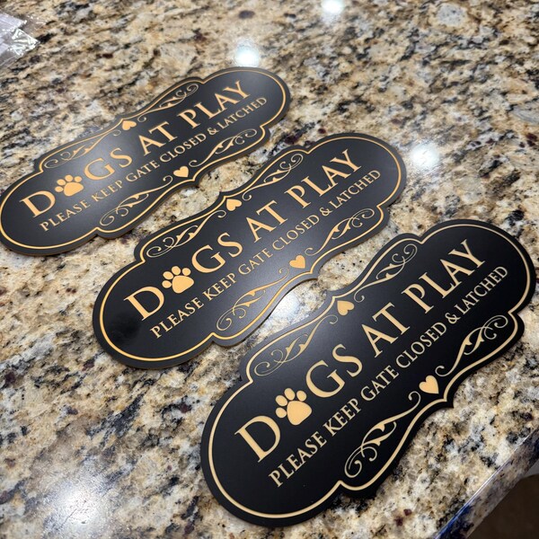 Designer Paws, Please Do Not Let the Dog Out Wall or Door Sign - Etsy