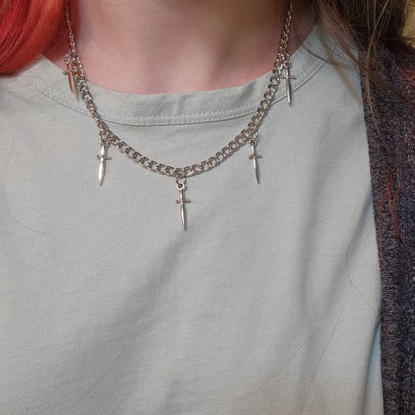 Stainless Steel Dainty O Ring Slip Chain Choker Necklace, Alternative ...