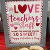 Teacher Appreciation Print Valentine's Day School Staff PTO PTA ...