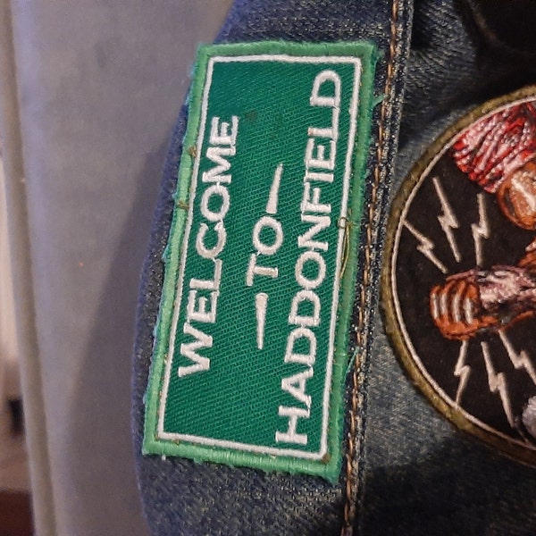 Haddonfield Sign Embroidered Patch. Horror Movie Inspired Patches. Iron ...