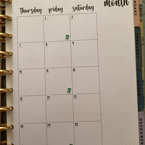 Currently Prompt Journaling Script Stickers - Etsy