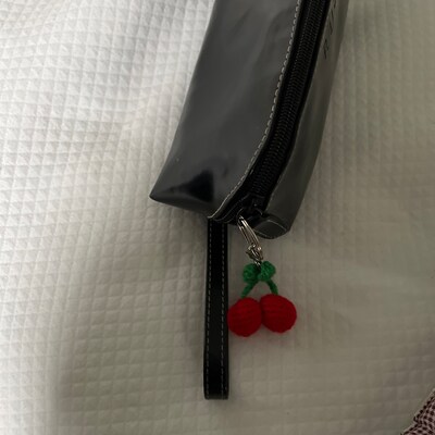 Crochet Mini Orange Keychain - Etsy