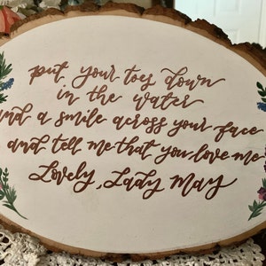 Calligraphy Sheet Music Print Lettered Music Art, Hymn Music Art, Wall ...