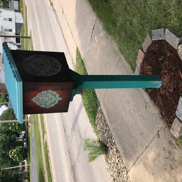 LITTLE FREE LIBRARY® Post and Topper Kit, Amish Crafted, Support the ...