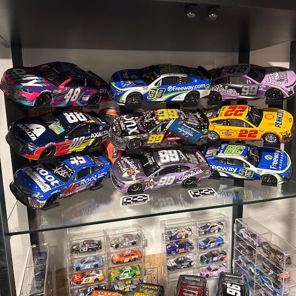 1:24 Diecast Dirt Sloped Track Display Stand 3D Printed Fits One Car - Etsy