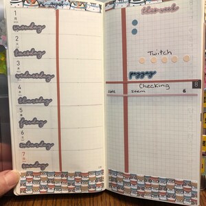 Puzzle Full Page Hobo Weeks Coloring Sticker - Etsy