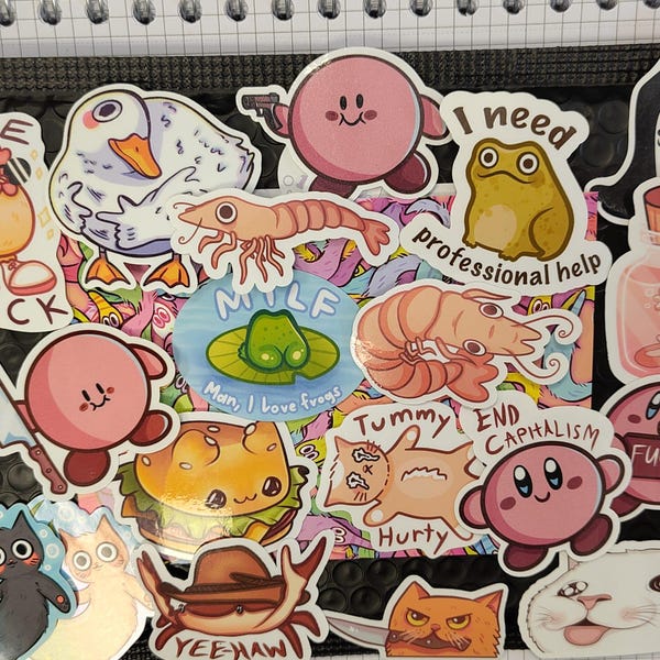 Stares at You Autistically One Sided Holographic Acrylic Keychain 6.5cm ...