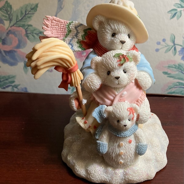 Cherished Teddies "good Luck Bear" 2003 Bear Figurine # 113590 Very ...
