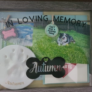 In Loving Memory Shadow Box - Etsy