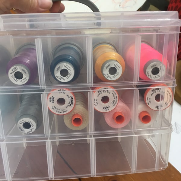 Glide, Isacord, Robinson Anton - Empty Build Your Own Size Thread Case ...