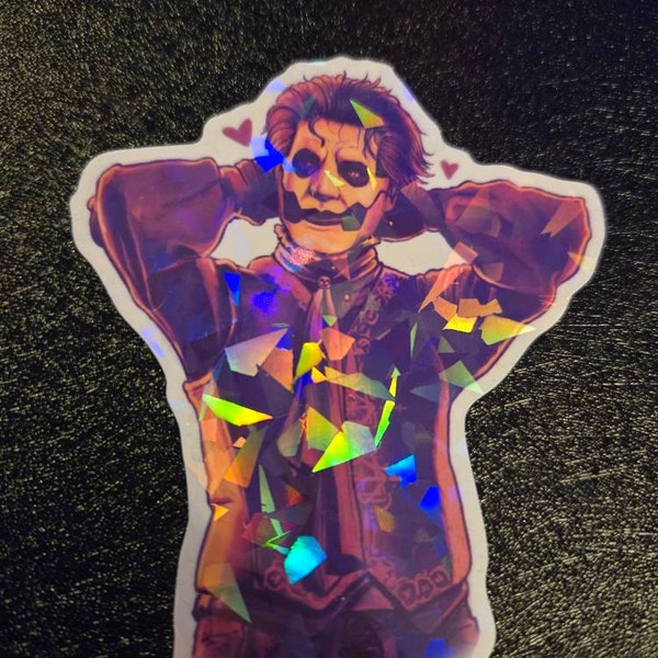 Papa Copia Holographic Vinyl Sticker - Etsy