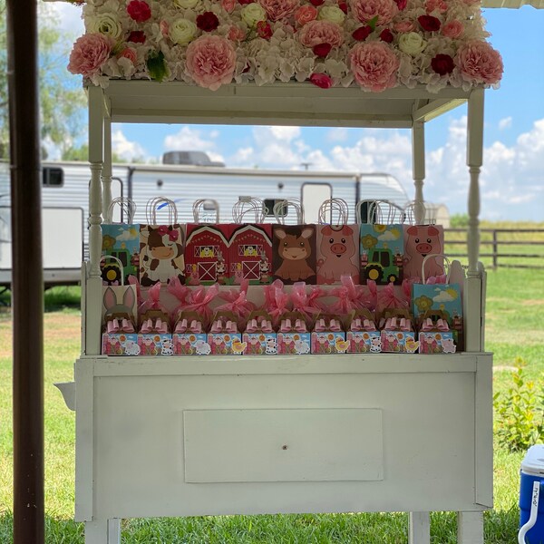 Farm Party Favor Box, Farm Birthday Decorations, Farm Birthday Theme ...