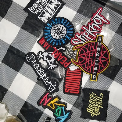 Rock Music Patch / Rock Heavy Metal Patch / Sew or Iron on Embroidered ...