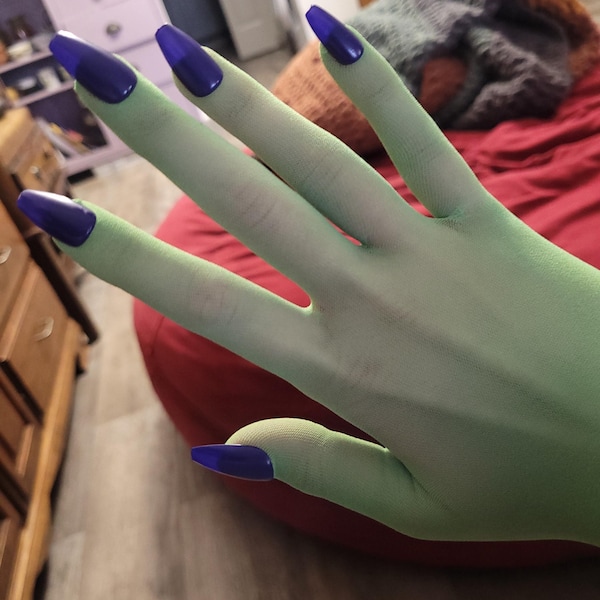 Cosplay Gloves With Acrylic Nails! - Etsy