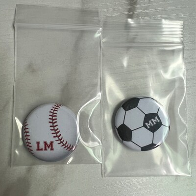 Personalized Custom Soccer Ball Pin Back Button Pin 1.25 Inch With ...
