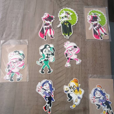 Splatoon Idol Vinyl Stickers - Etsy
