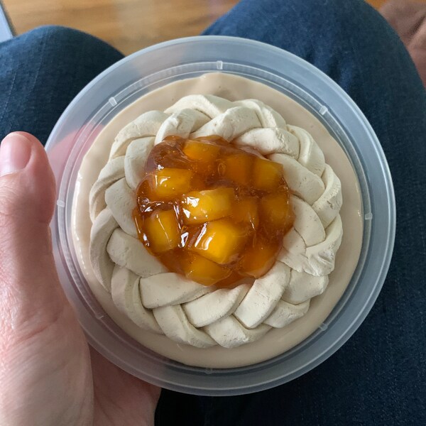 Apple Pie Slime, DIY Clay Butter Slime, Stress Relief Toy Shop, Crunchy ...