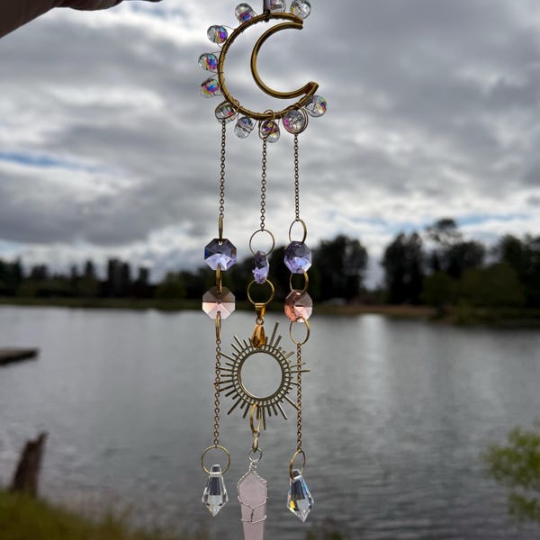 45mm AB Flower Disc Sun Catcher Prisms for Windows | DIY Bulk ...